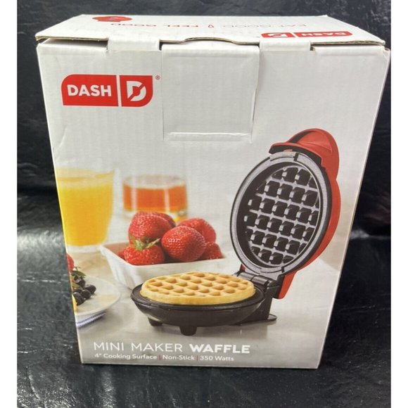DASH | Kitchen | Dash Mini Maker Individual Waffles Nonstick Surfaces 4 ...